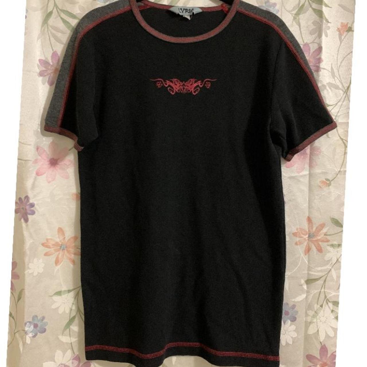 Men's Black and Red Shirt | Depop