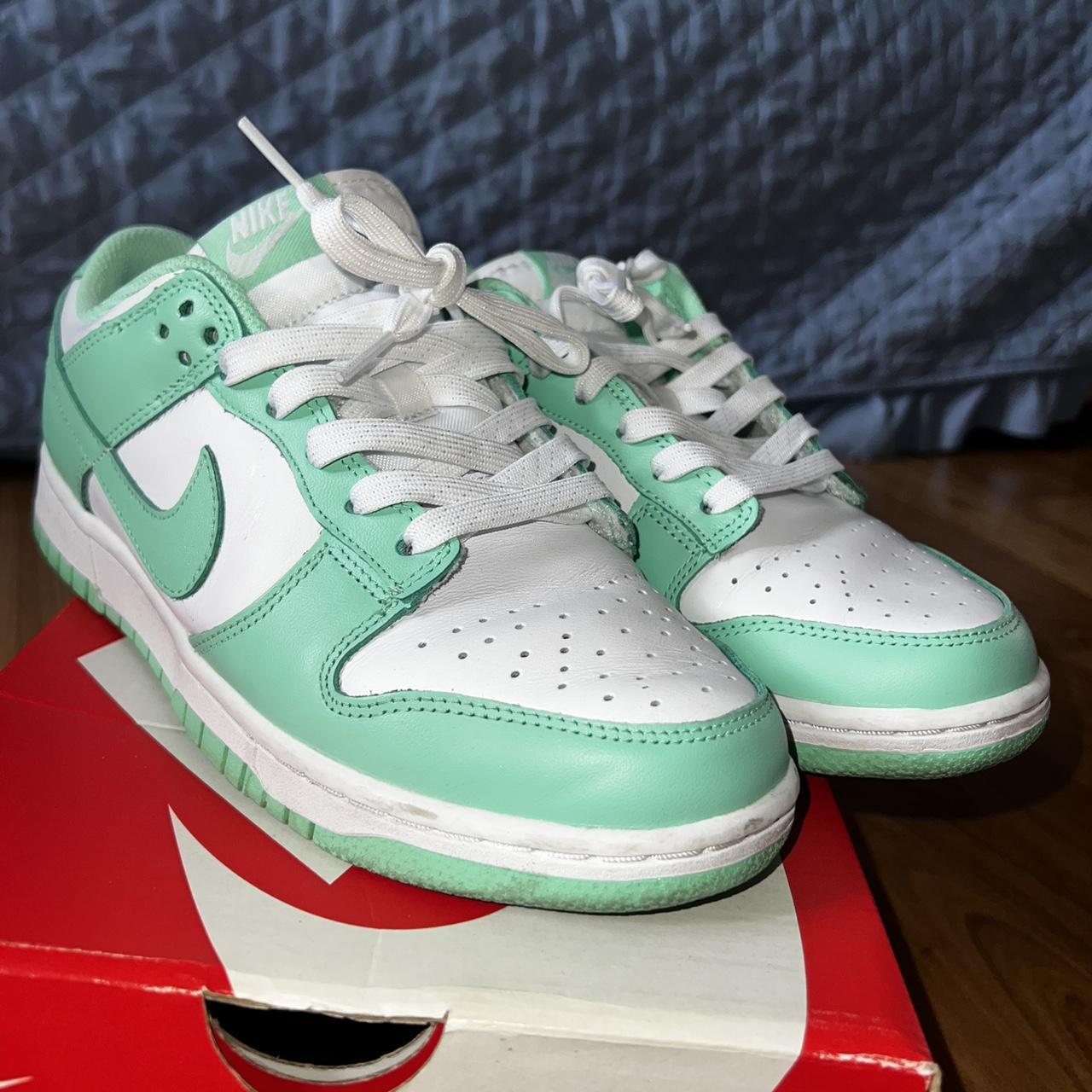 Green glow dunks Great condition | Depop