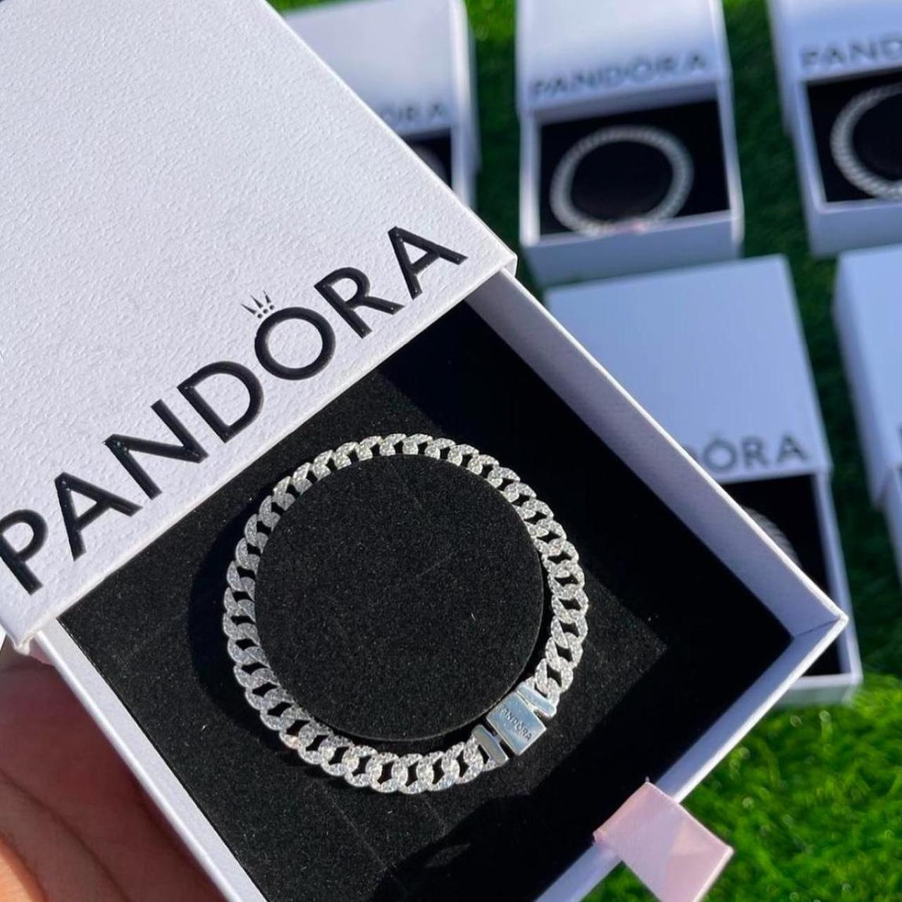 Cuban Pandora bracelet 16 cm, 18 cm and 20 cm Gift... | Depop