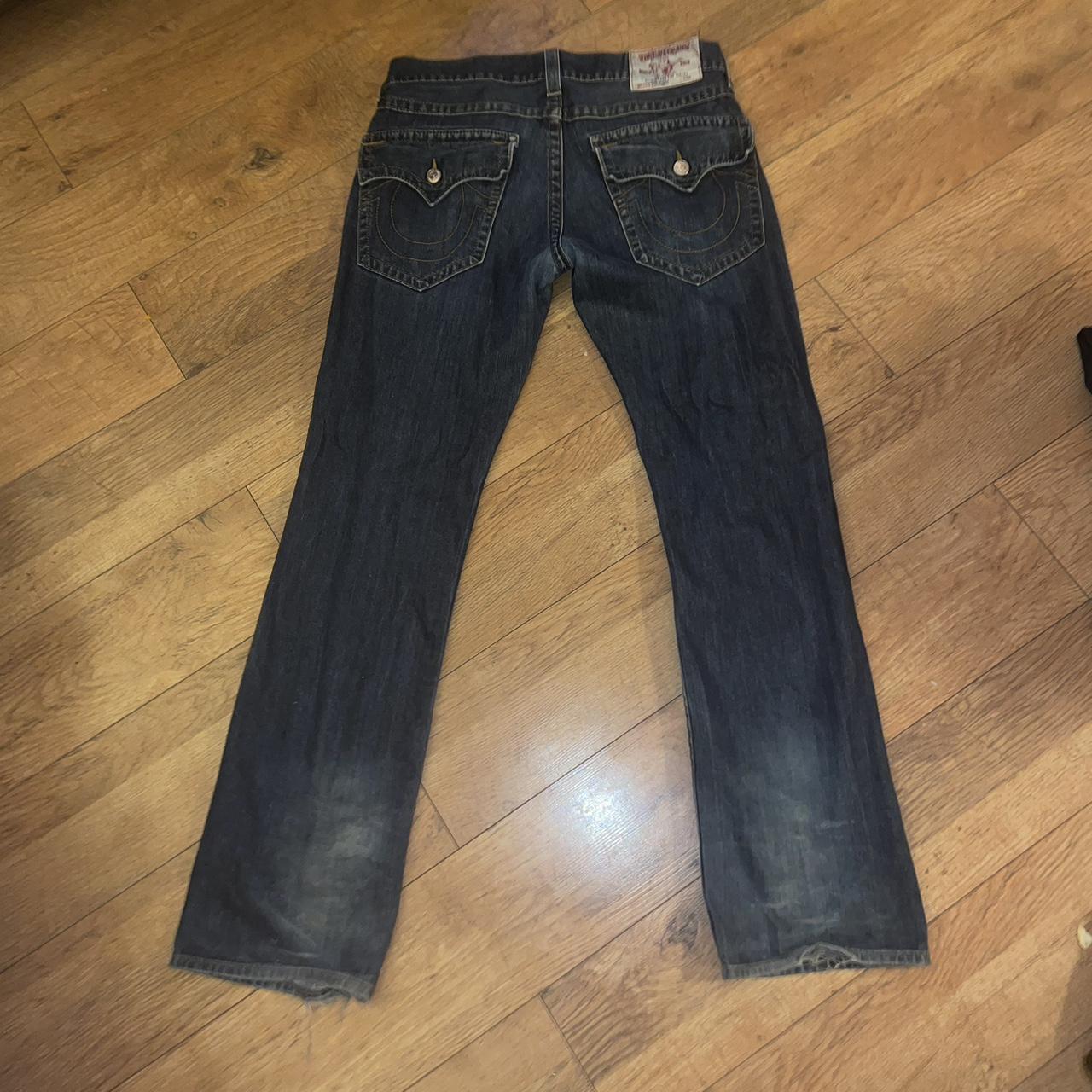 True religion straight leg jeans good quality worn... - Depop