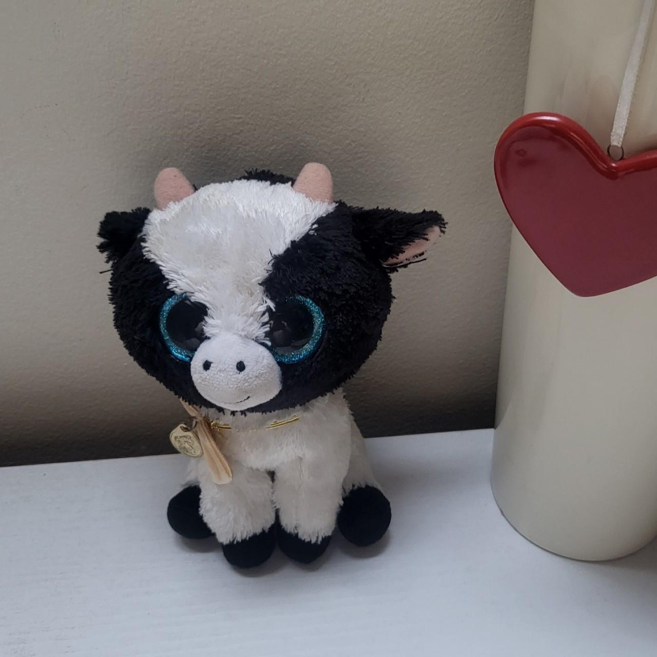 Vintage TY Cute Baby Cow Soft Plush Toy 7" Tall... - Depop