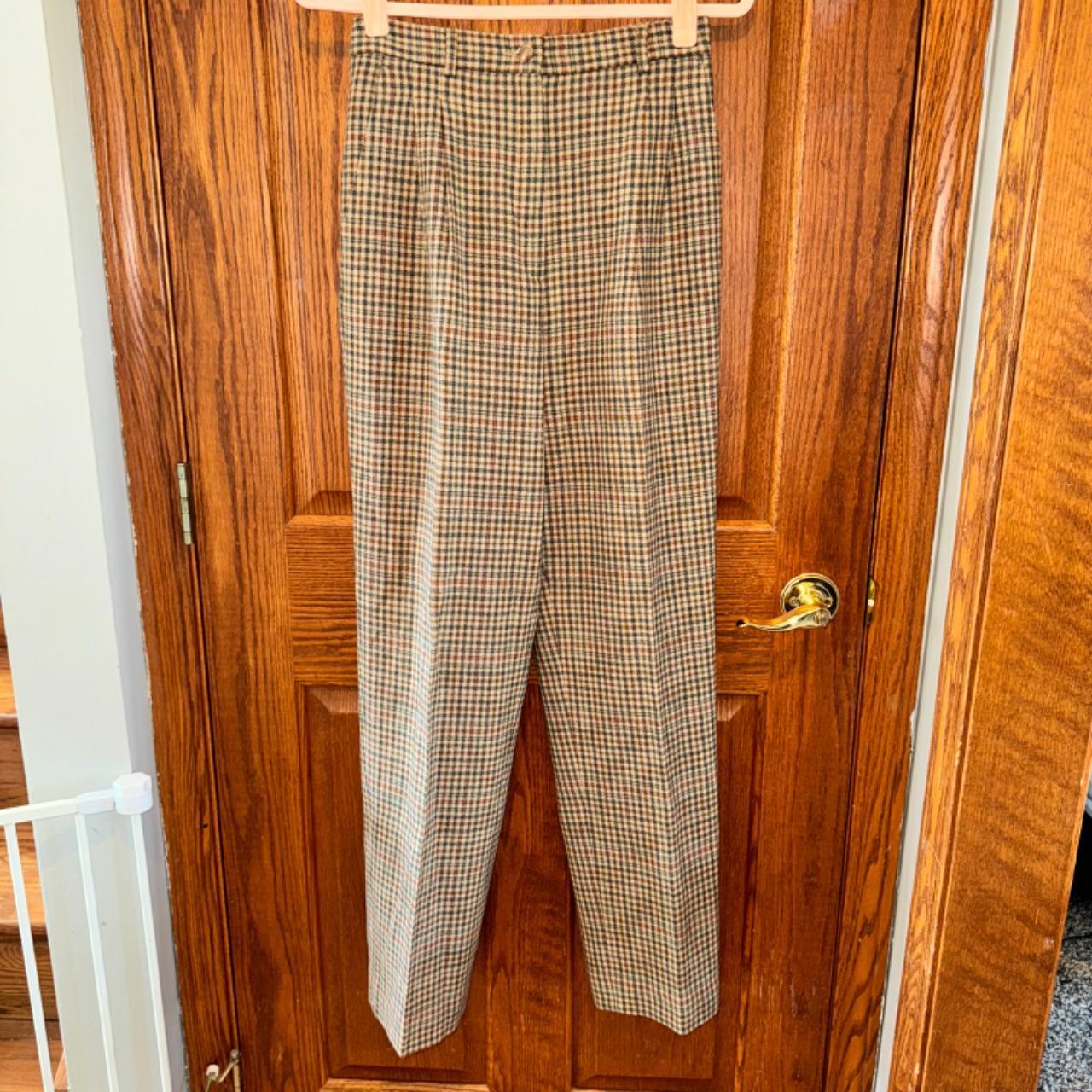 American Vintage Pendleton Women's Wool dress Pants... - Depop