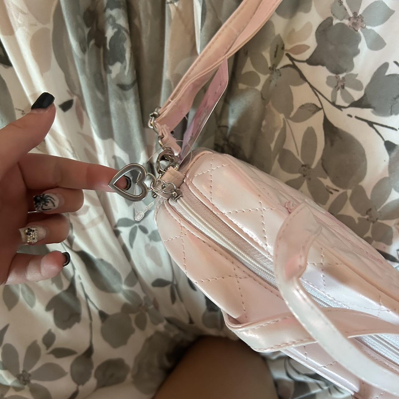 Pink crossbody sanrio angel purse not going any... | Depop