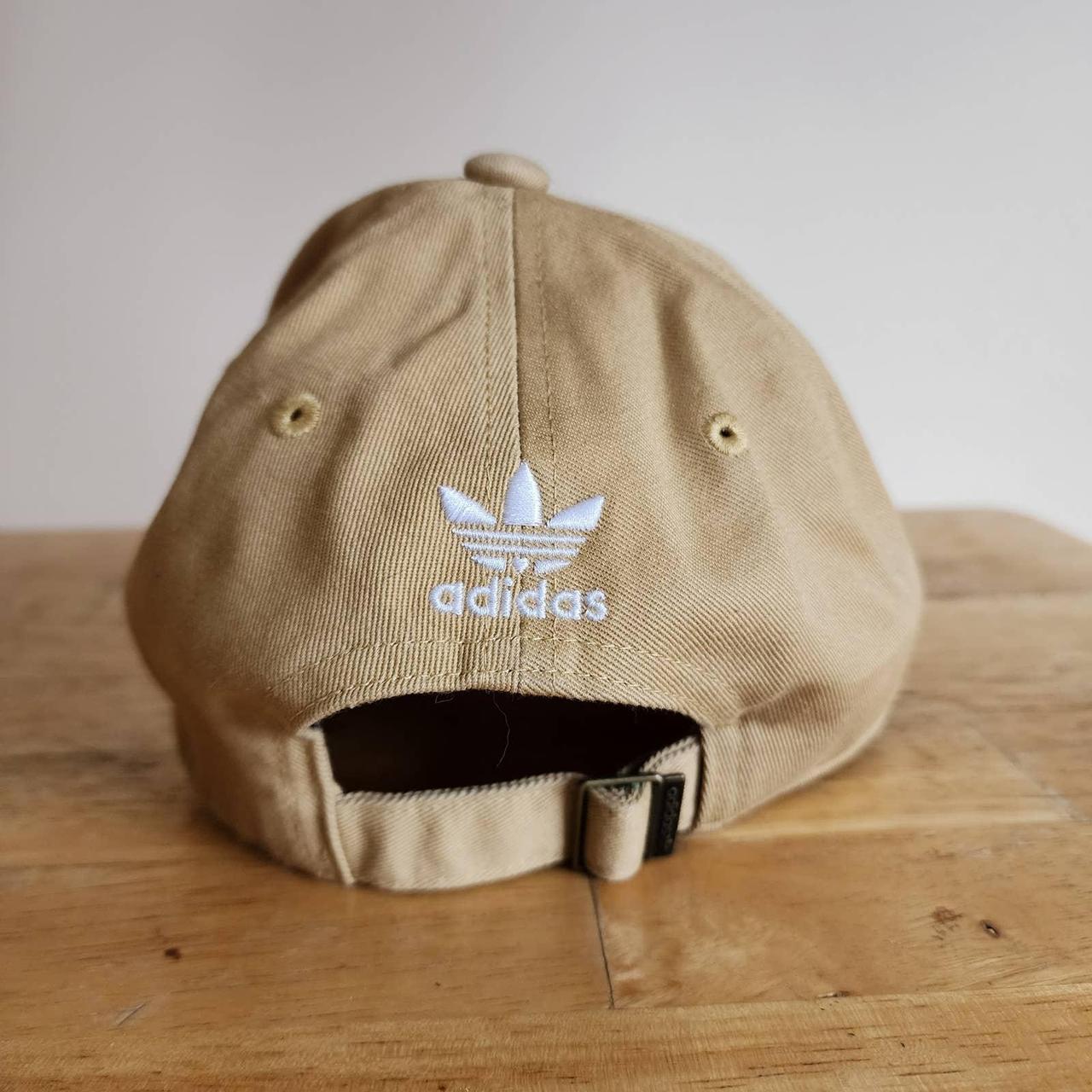 Tan Adidas Originals Relaxed Strap-Back Hat Good... - Depop