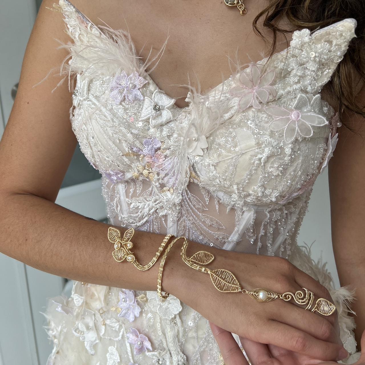 Siren Hand Bracelet a breathtaking piece designed... - Depop