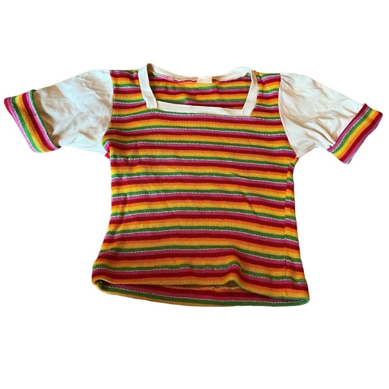 This vintage knit top is a must-have for any 70s... | Depop