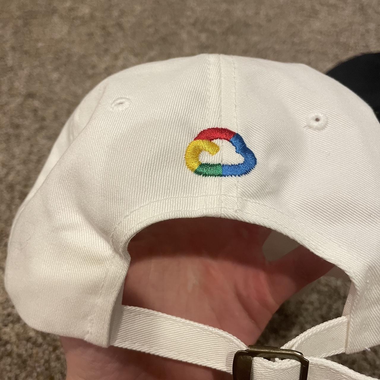 Google cloud white vintage hat #Google #Vintage #Hat - Depop