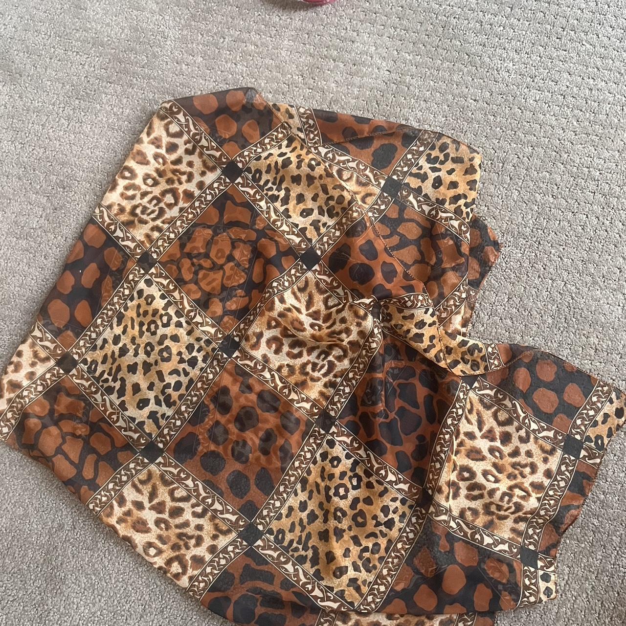 Super cute silk y2k scarf 50x20. Giving Paris Hilton... - Depop