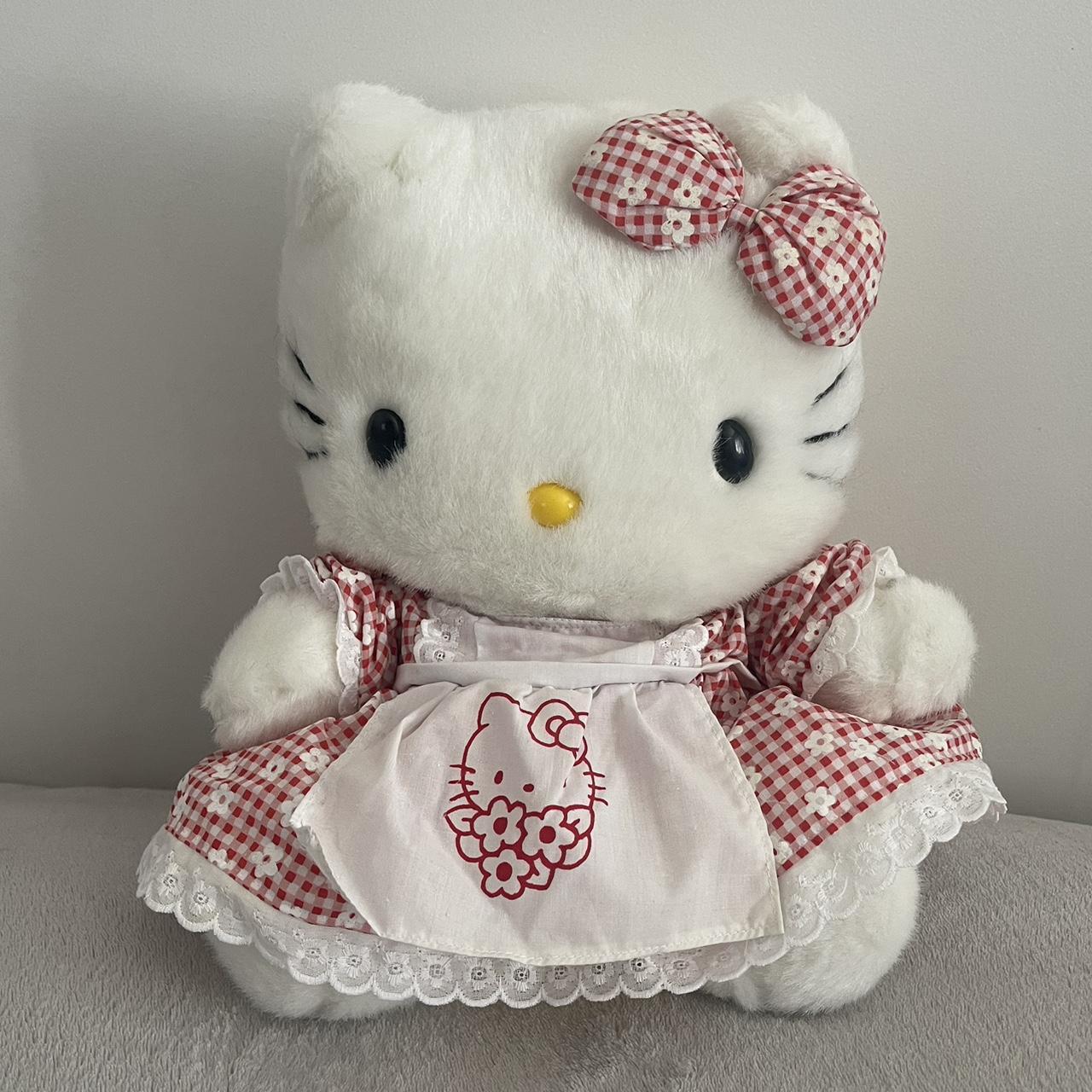 Hello Kitty Vintage Plush Stuffed Doll Toy from... - Depop