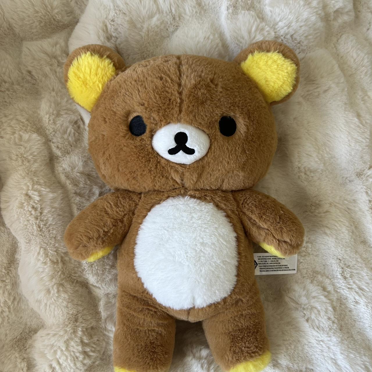 Rilakkuma plush with a zipper in the back In... - Depop