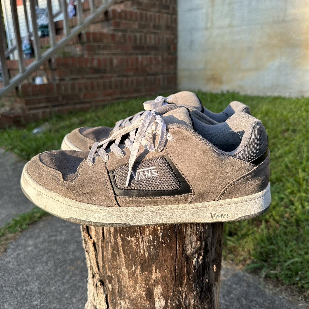 Vintage Y2k chunky vans size 11 mens fat tongue rave... - Depop