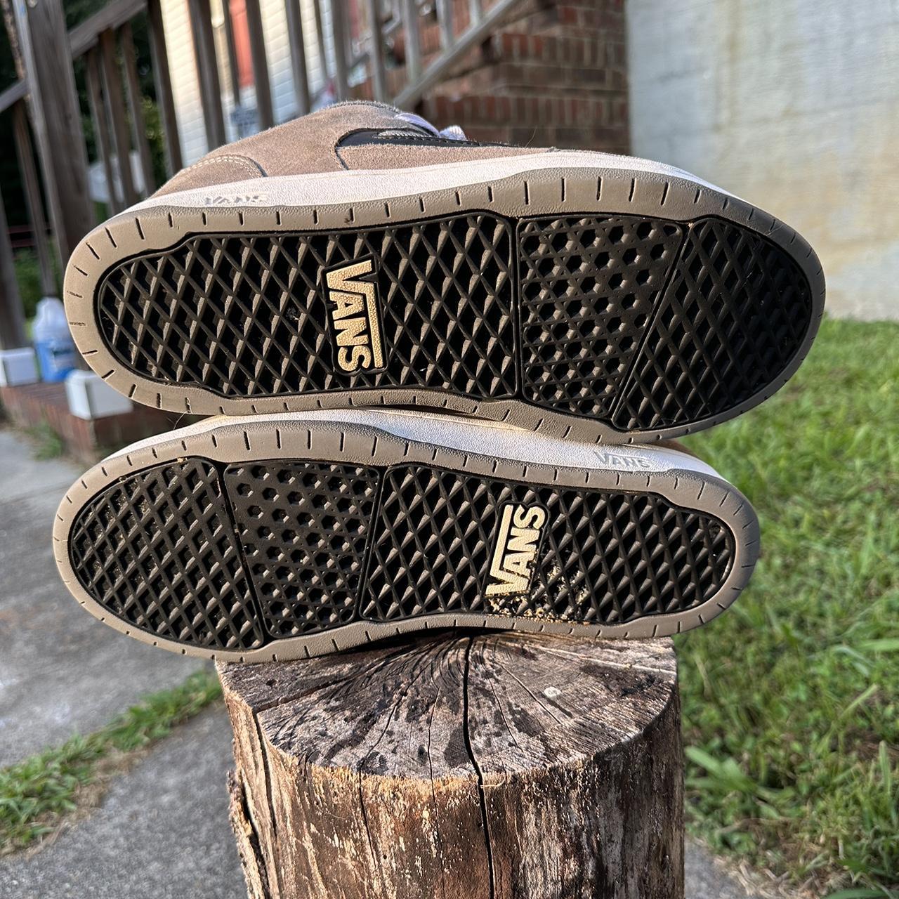 Vintage Y2k chunky vans size 11 mens fat tongue rave... - Depop