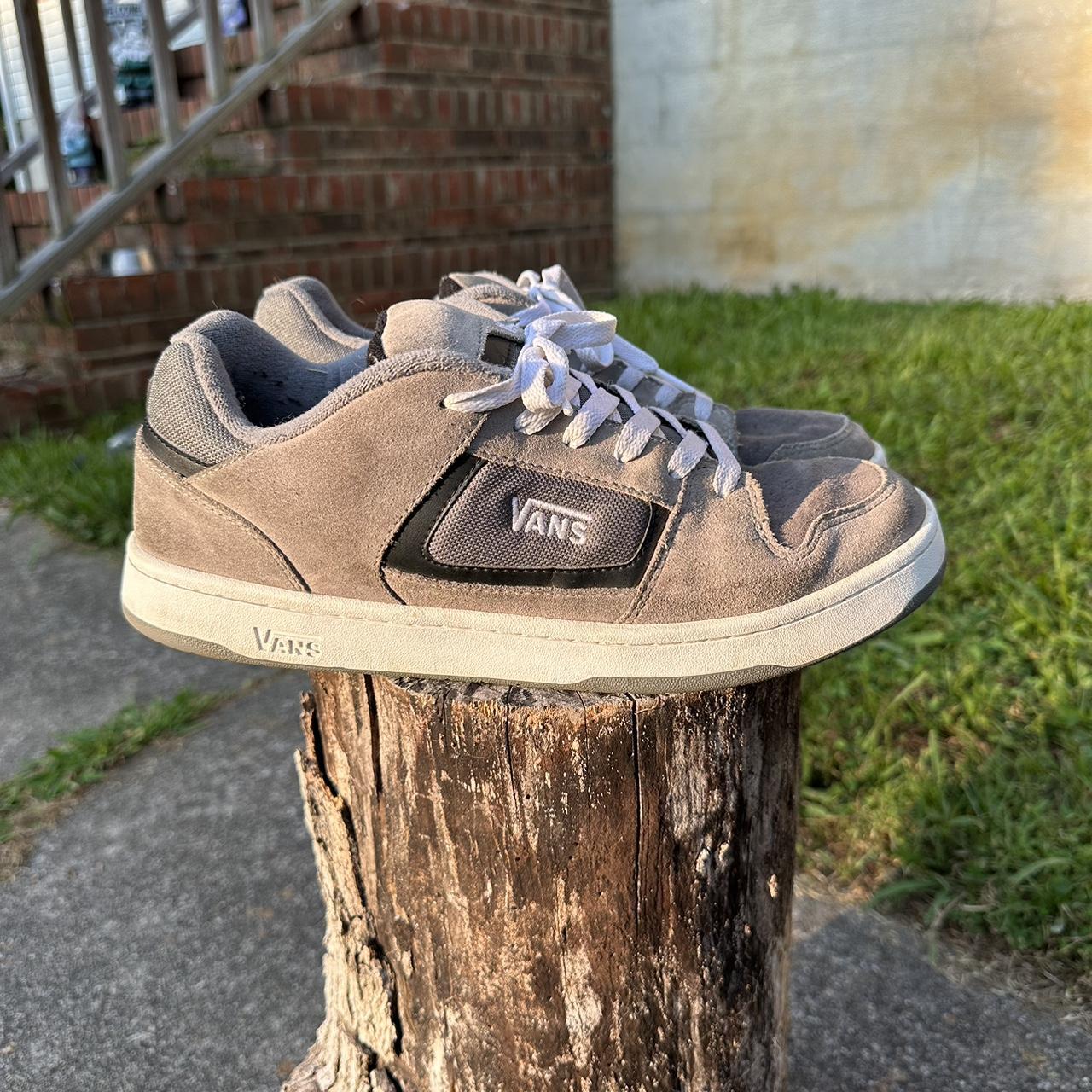 Vintage Y2k chunky vans size 11 mens fat tongue rave... - Depop