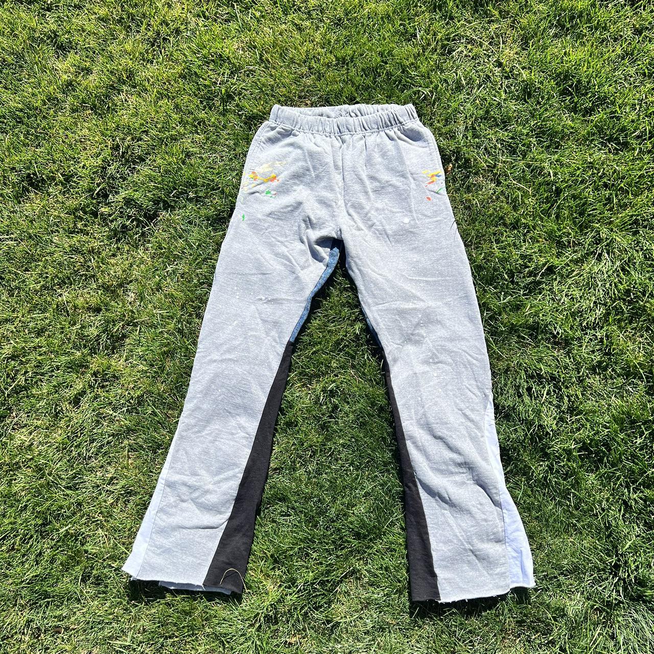 Painters Flared Sweatpants by Mnml Brand New Never... - Depop