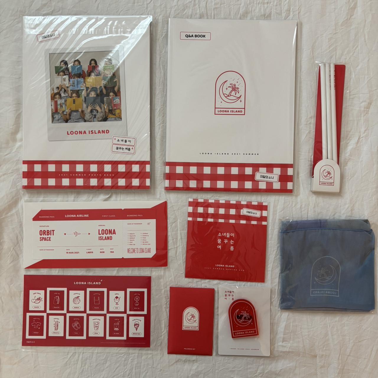 loona official merchandise 2021 summer package... | Depop