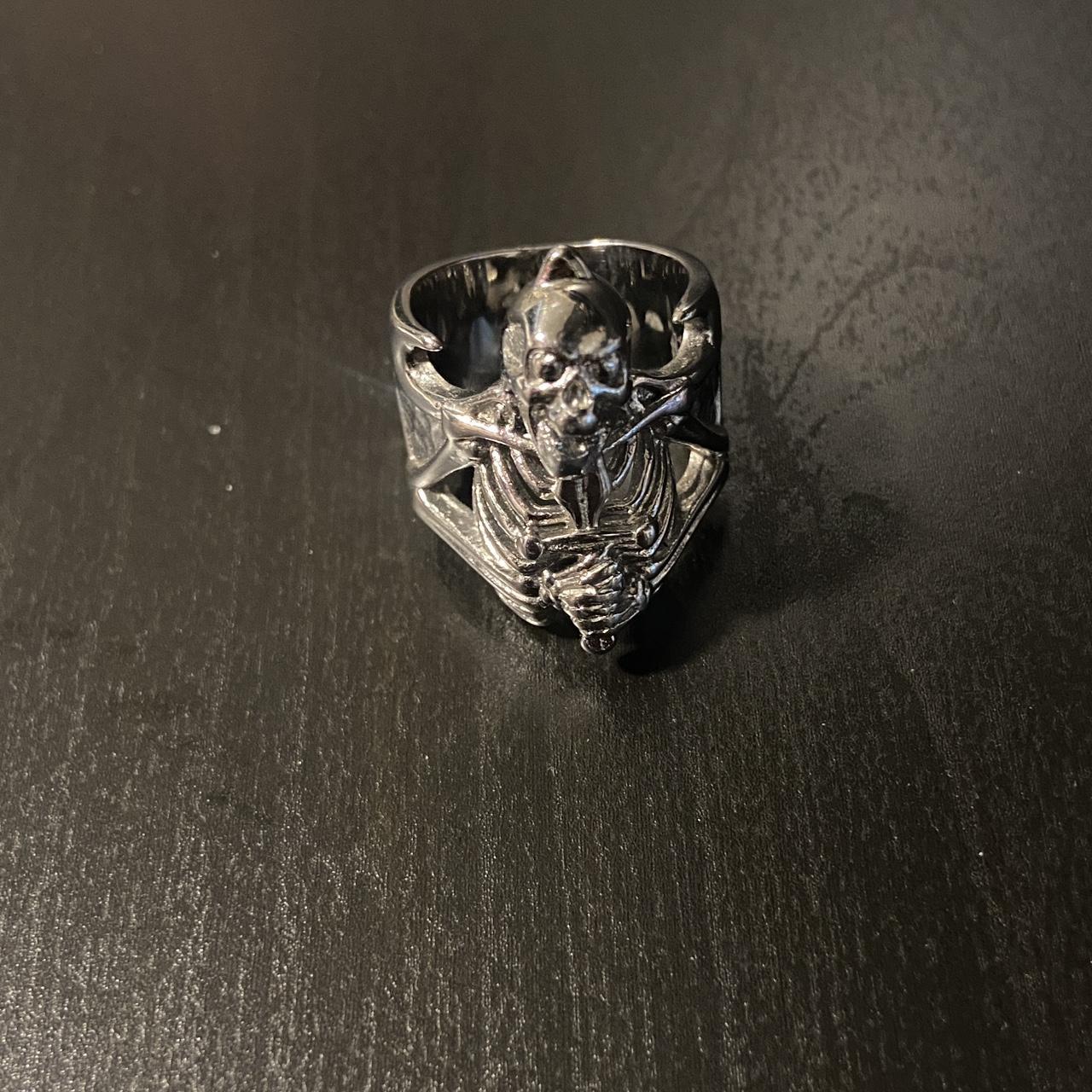 Hard Jewelry “Ring of Suffering” Stainless steel... - Depop