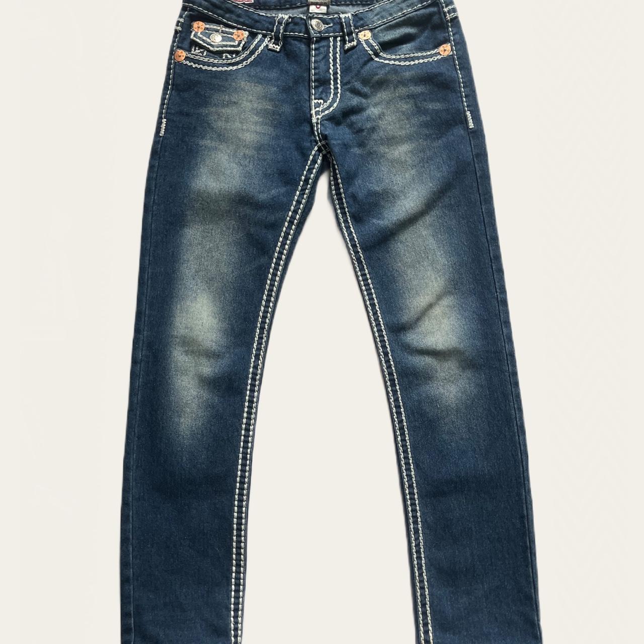 Double rope stitch true religion jeans Joey super... - Depop