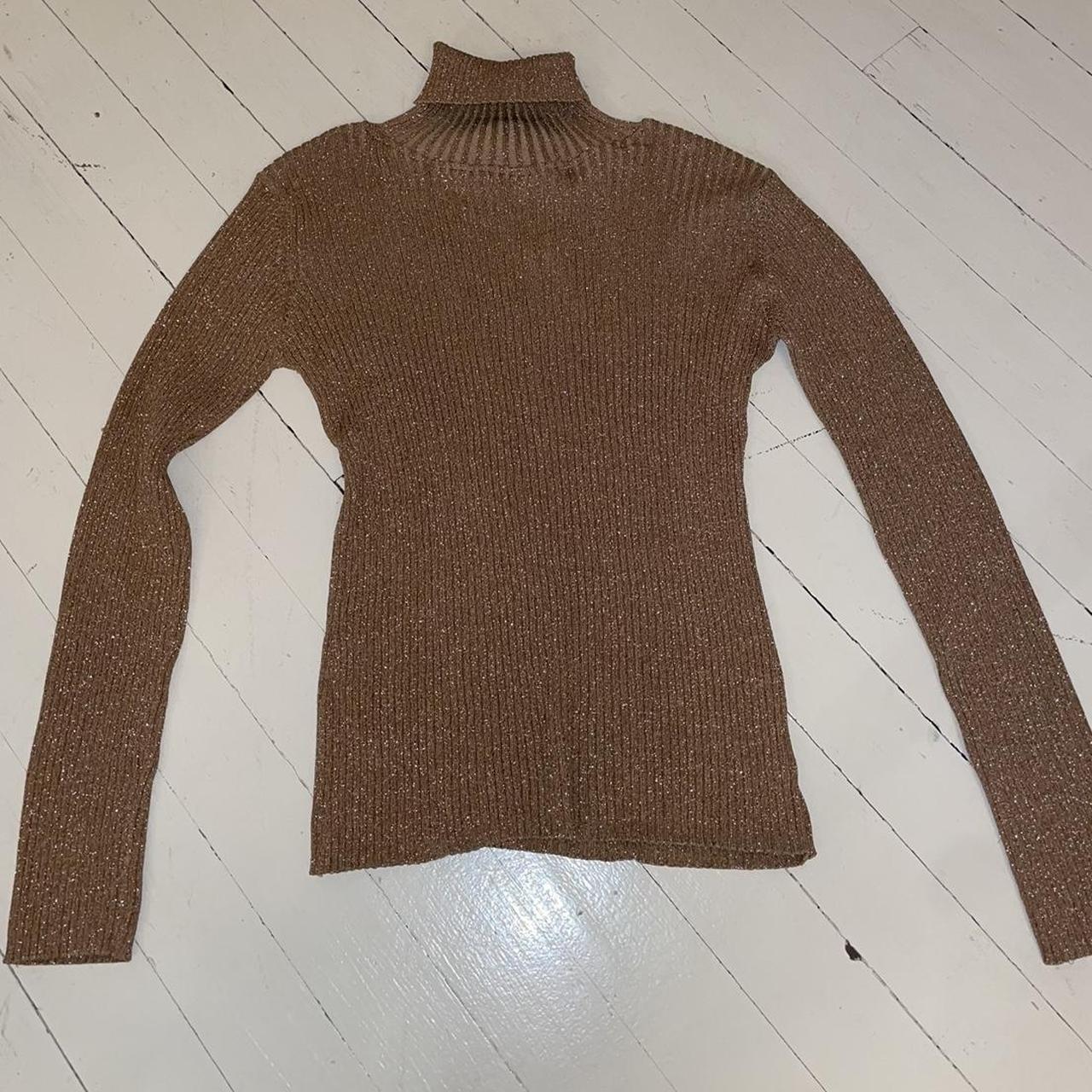 Joseph A Women's Gold Jumper | Depop