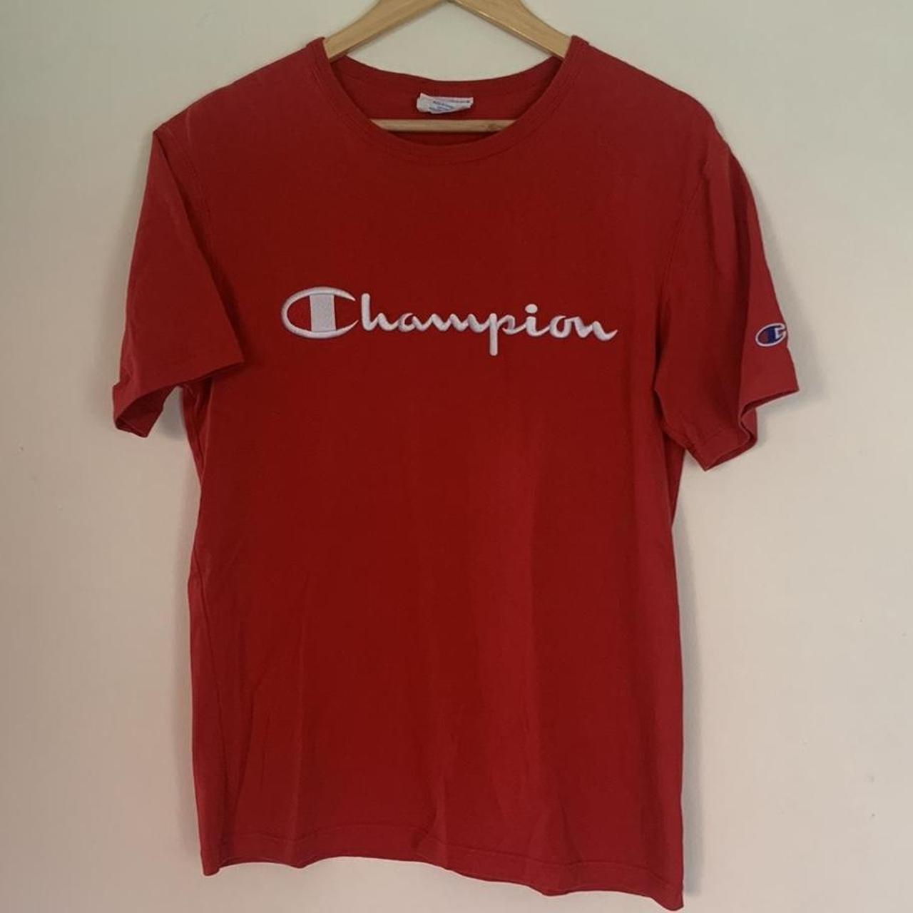 CHAMPION ‘Heritage’ tees - selling together - both... - Depop
