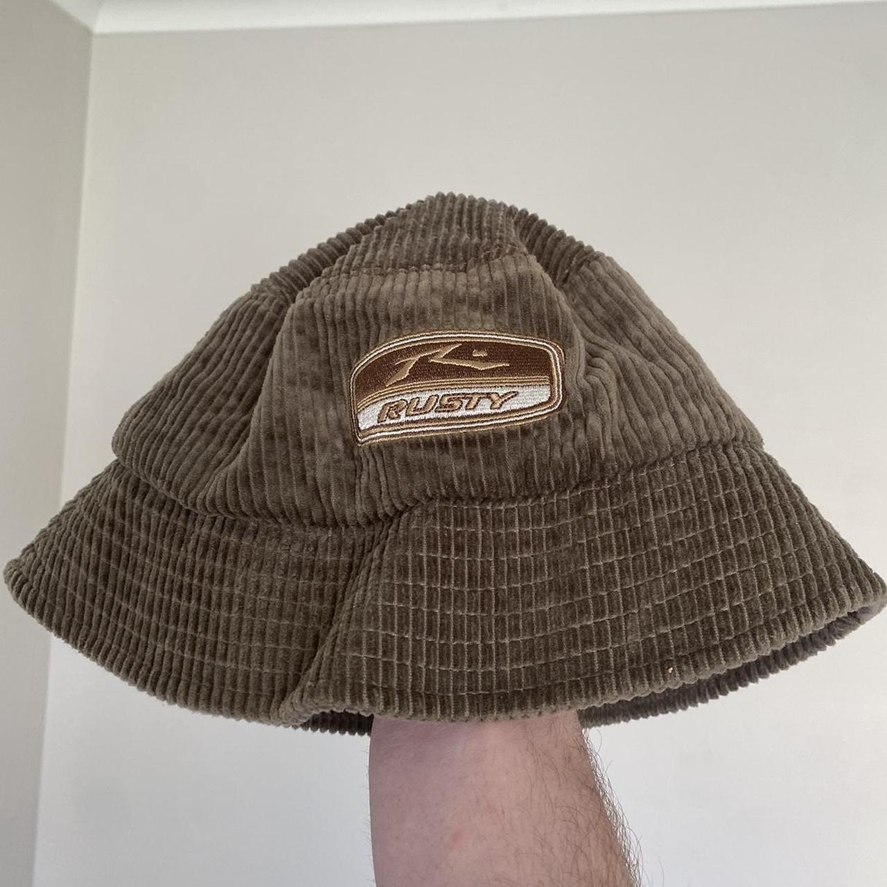 ‘Rusty’ Corduroy Bucket Hat Unisex, hasn’t been worn... - Depop