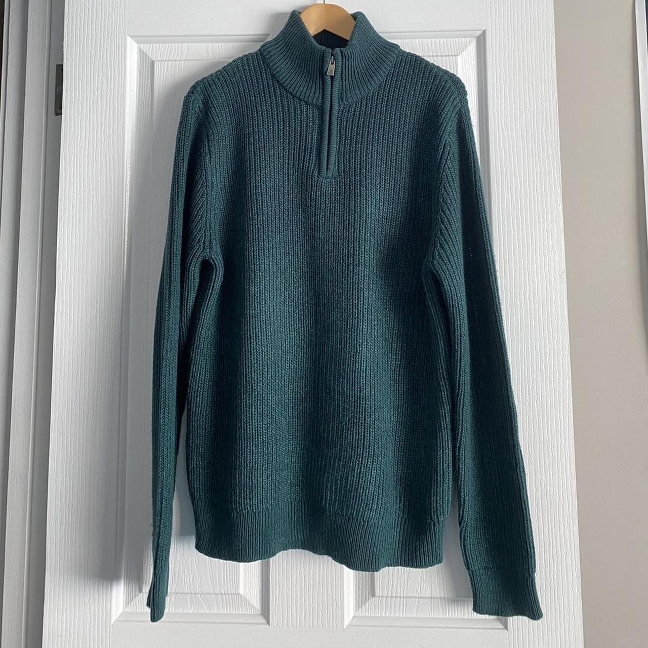 1/4 Zip Jumper Men’s XL, can fit a large too, hasn’t... | Depop