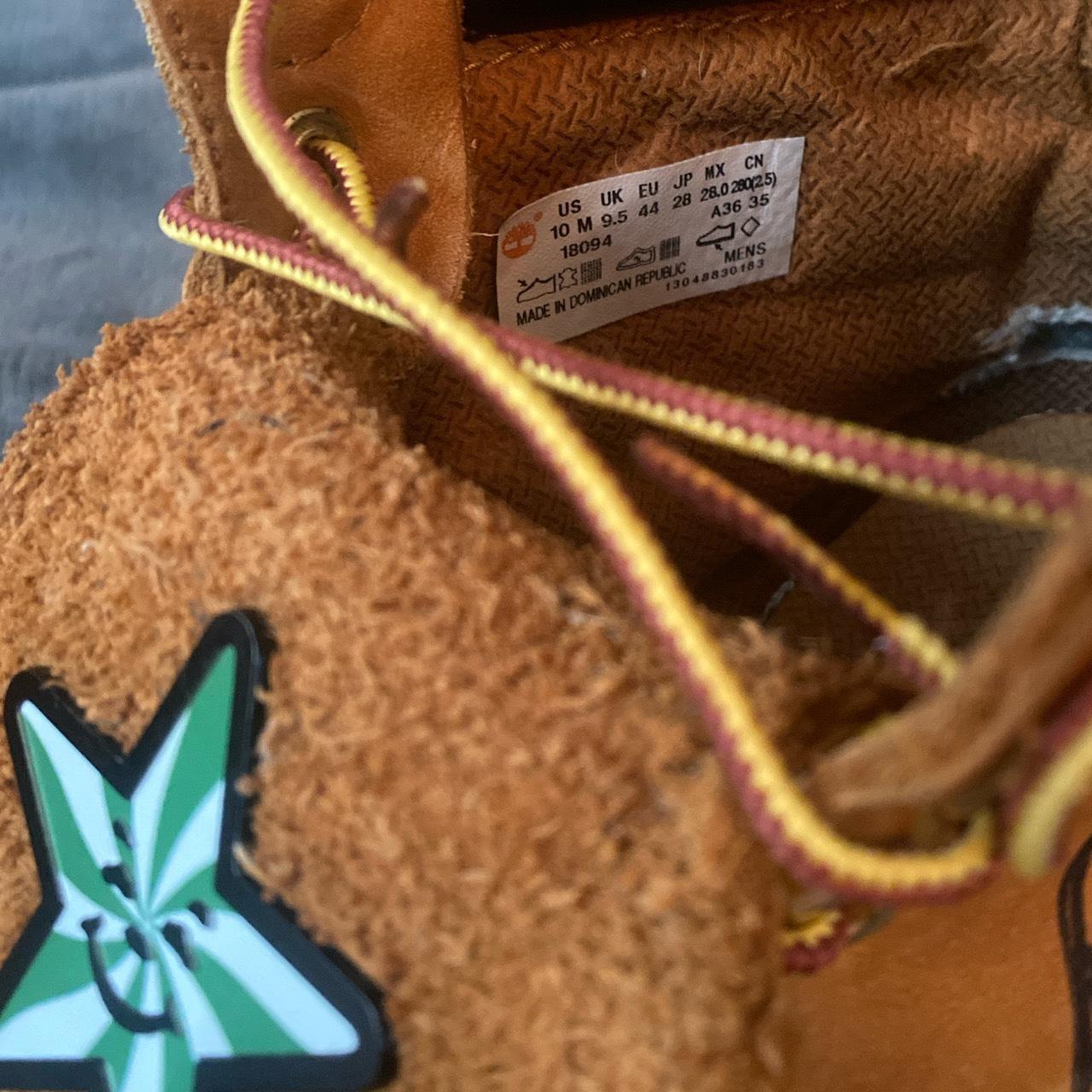 timbs signed by Asspizza at his 50 states tour also... - Depop