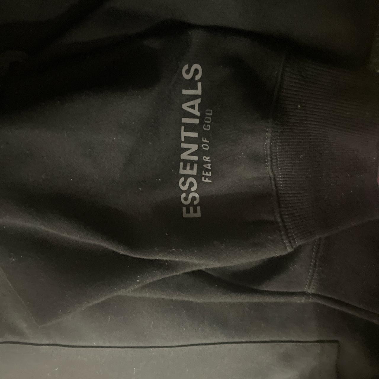 Essentials reflective hoodie size:L rep - Depop