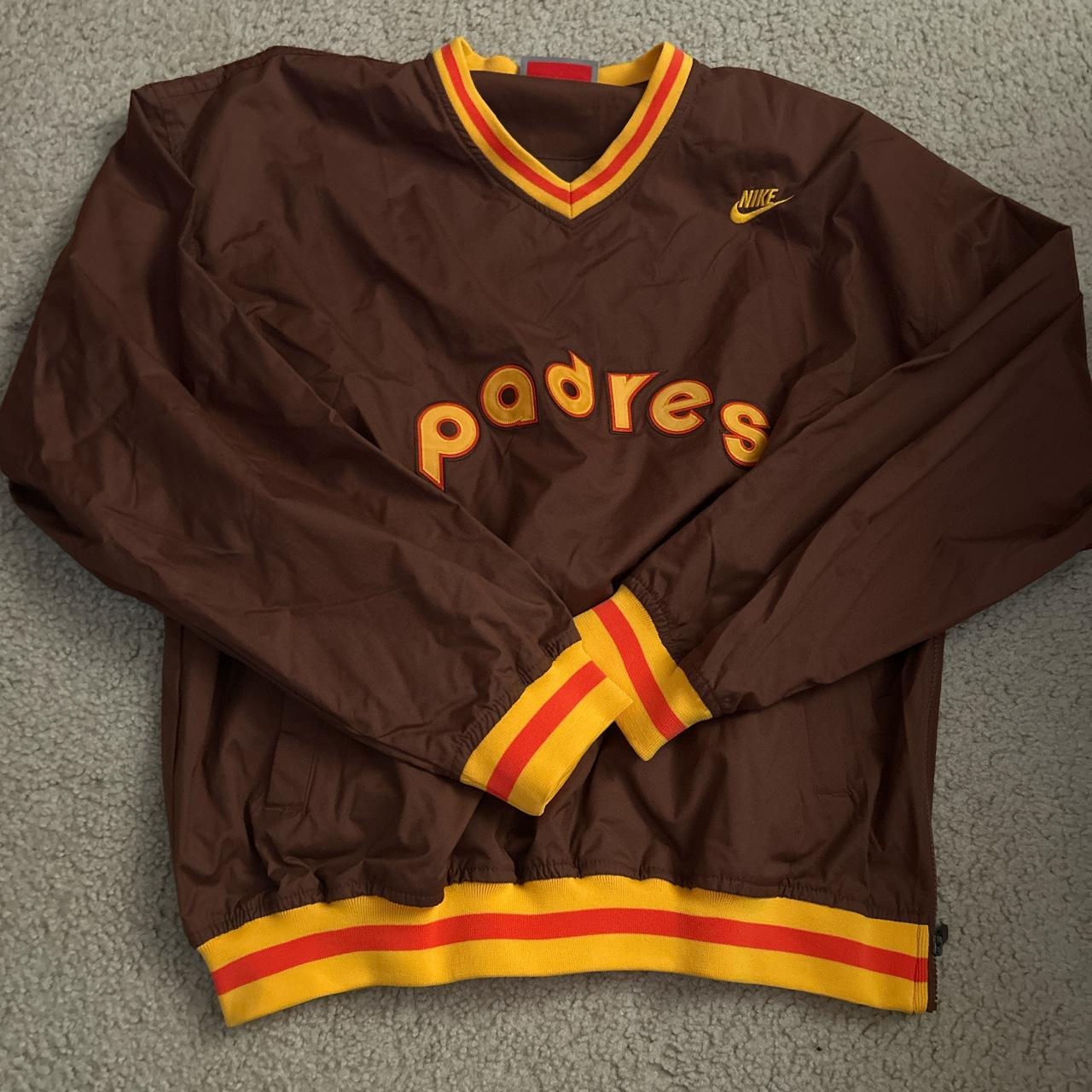 Vintage San Diego Padres baseball windbreaker... - Depop