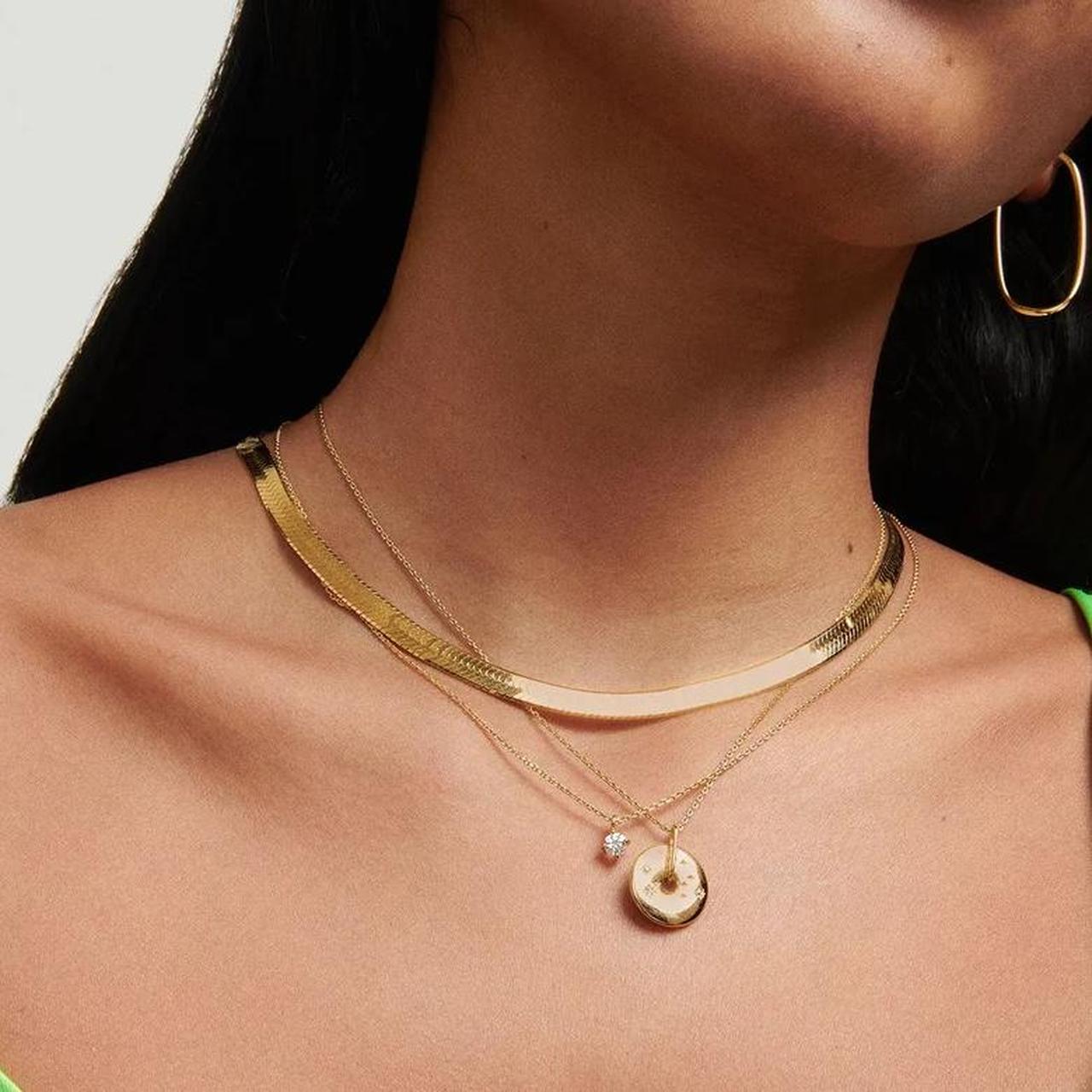Mejuri Bold Herringbone Chain Necklace Condition