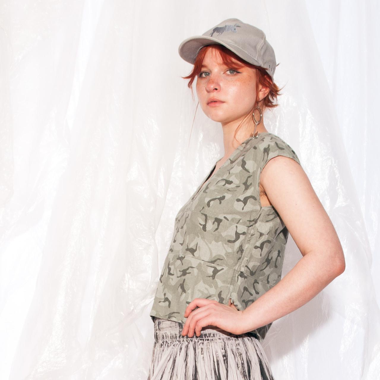 This Y2K vintage camo tank top by Boxfresh is the... - Depop