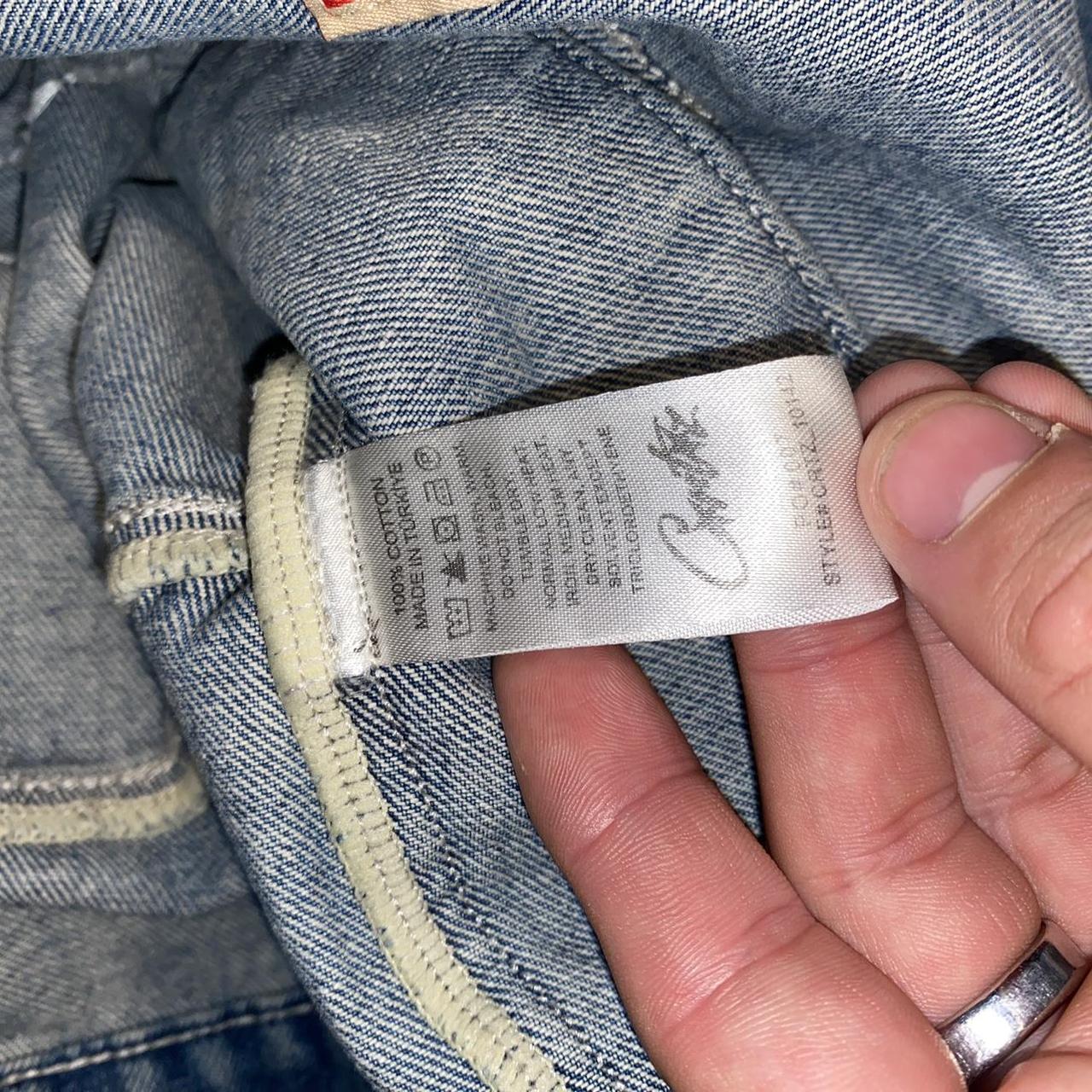 Corteiz RTW Denim ‘Genes’ jacket Faded blue... - Depop