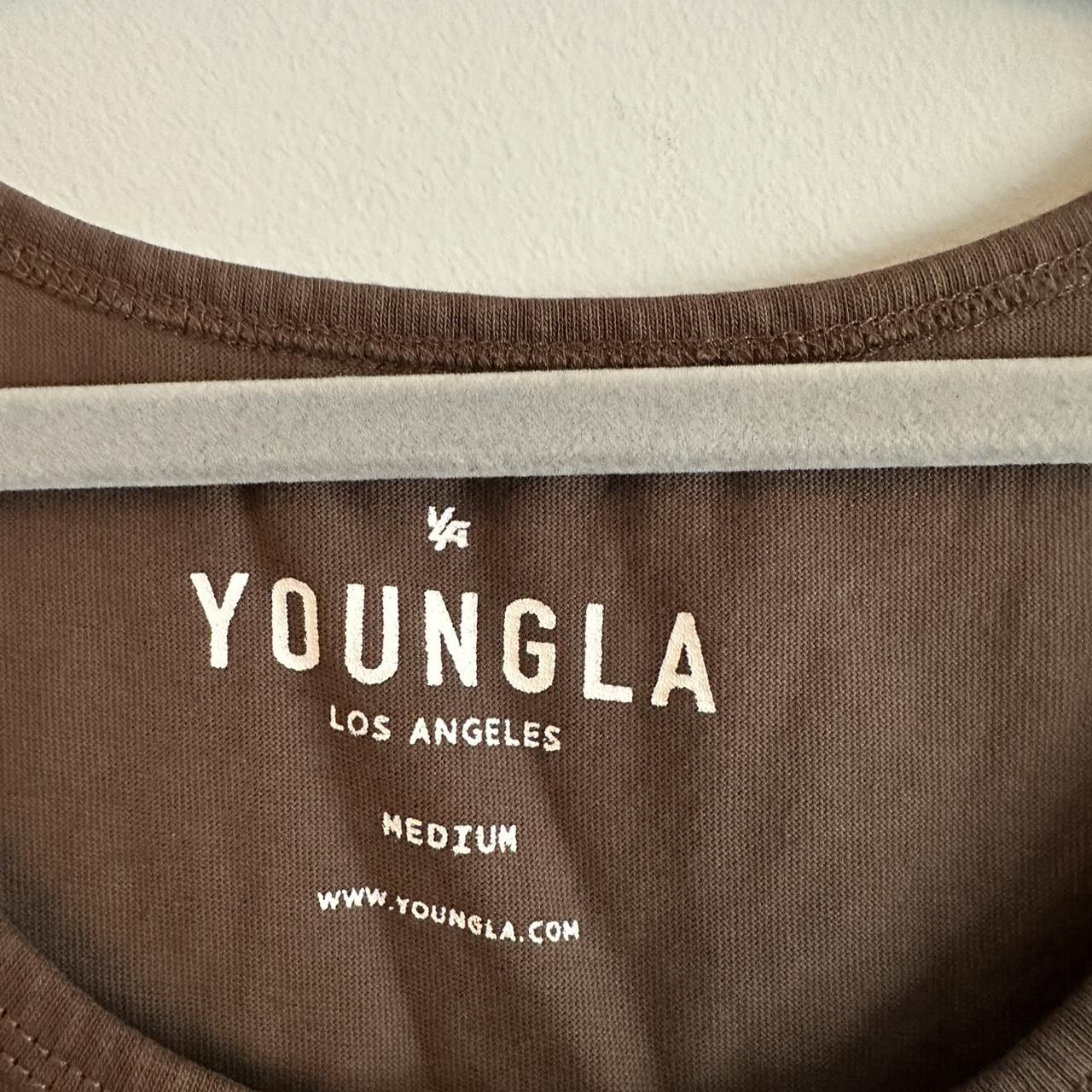 Brown YoungLA tank top | Depop