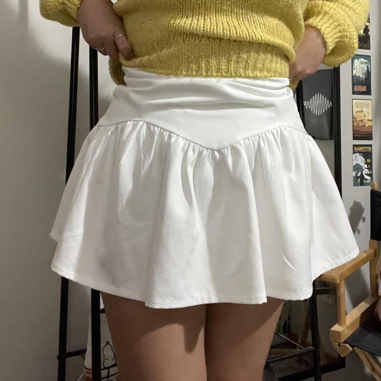 Cute preppy y2k princess Polly fit and flare skirt.... - Depop