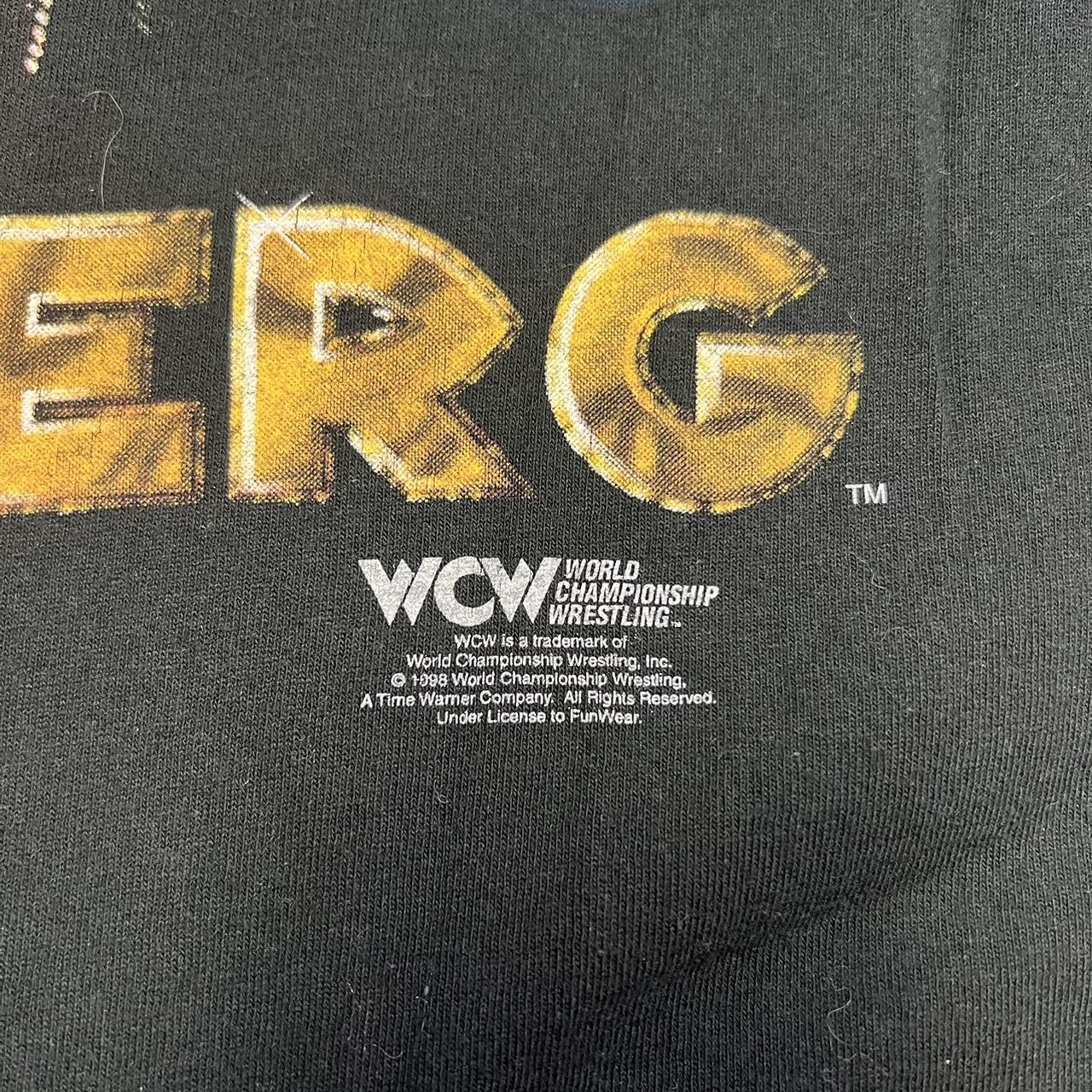 Vintage 1998 WCW/WWE/WWF Goldberg Wrestling Graphic... - Depop