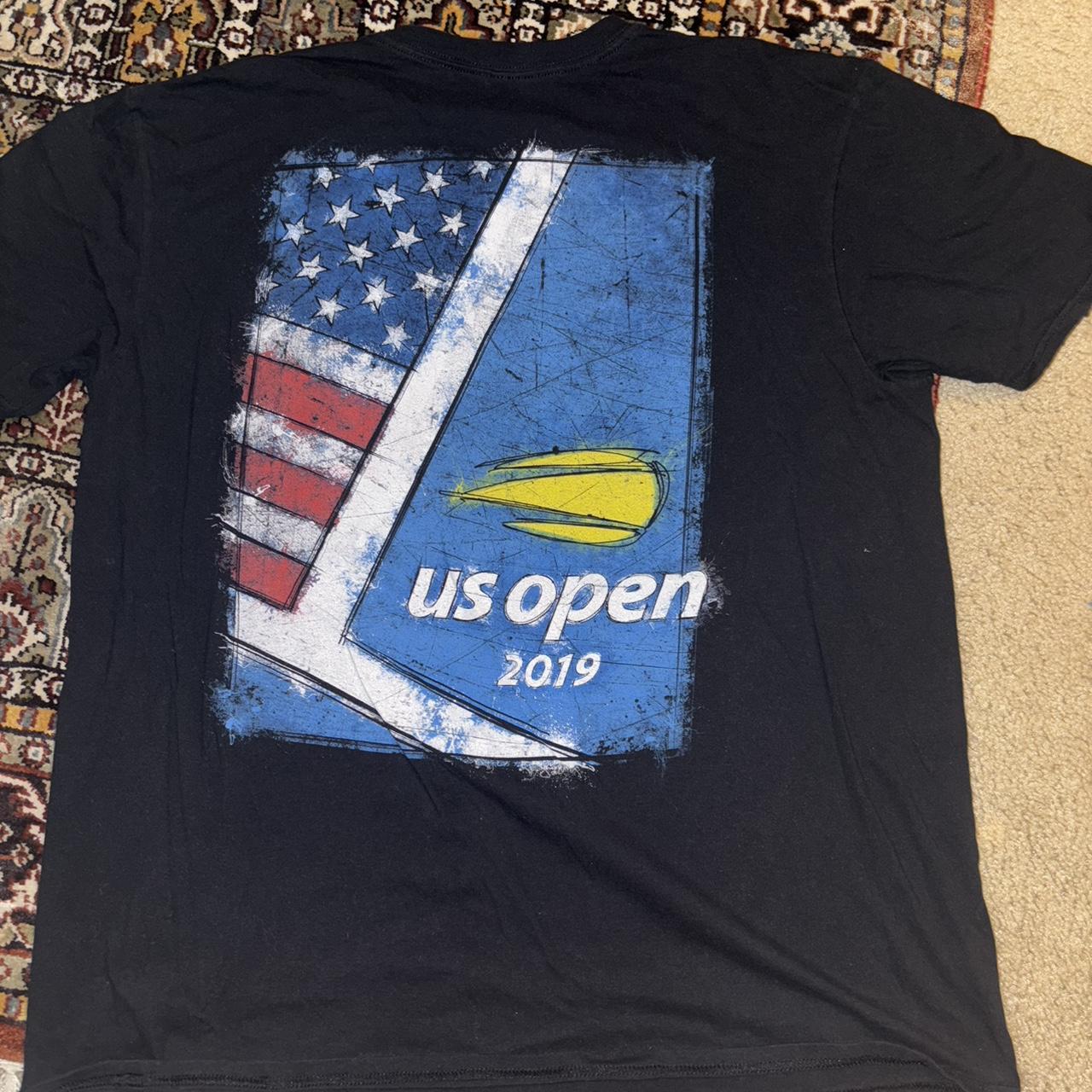 Black US Open t-shirt - Depop