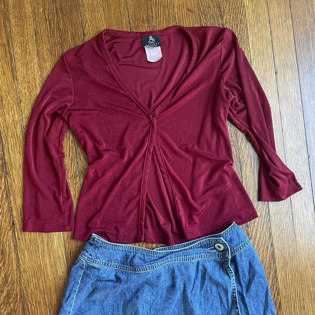 Slinky 90s cardigan Single button Fits like a... - Depop