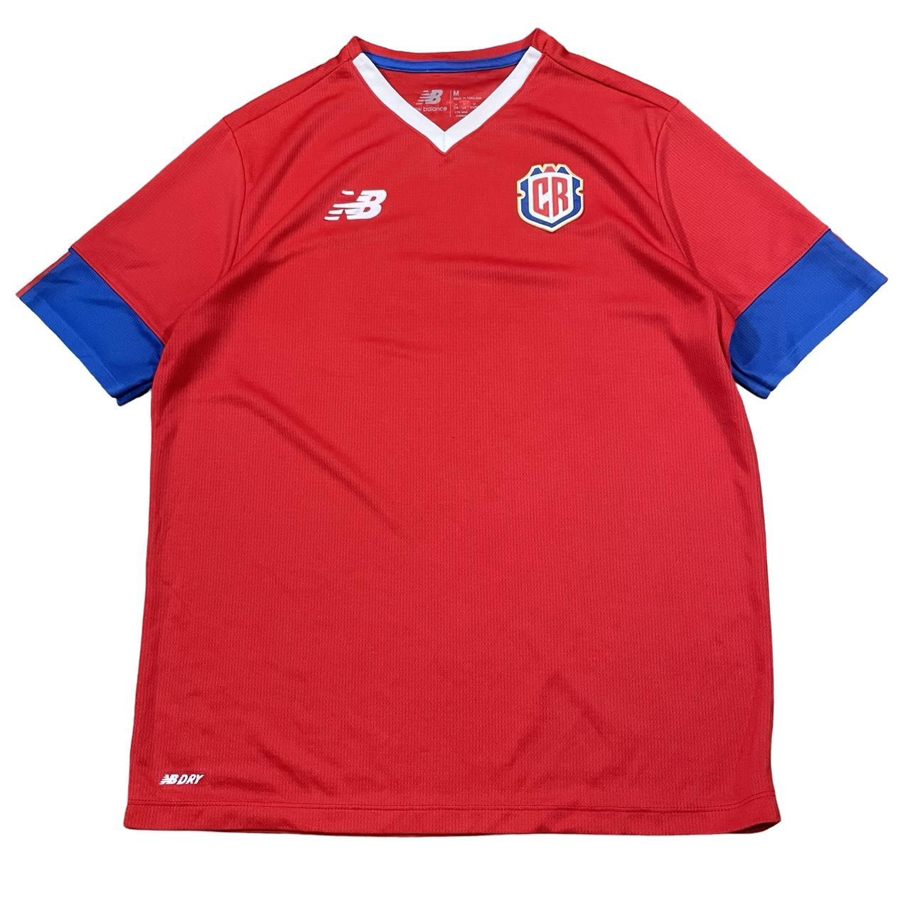 New Balance Costa Rica Soccer Jersey Football Kit... - Depop