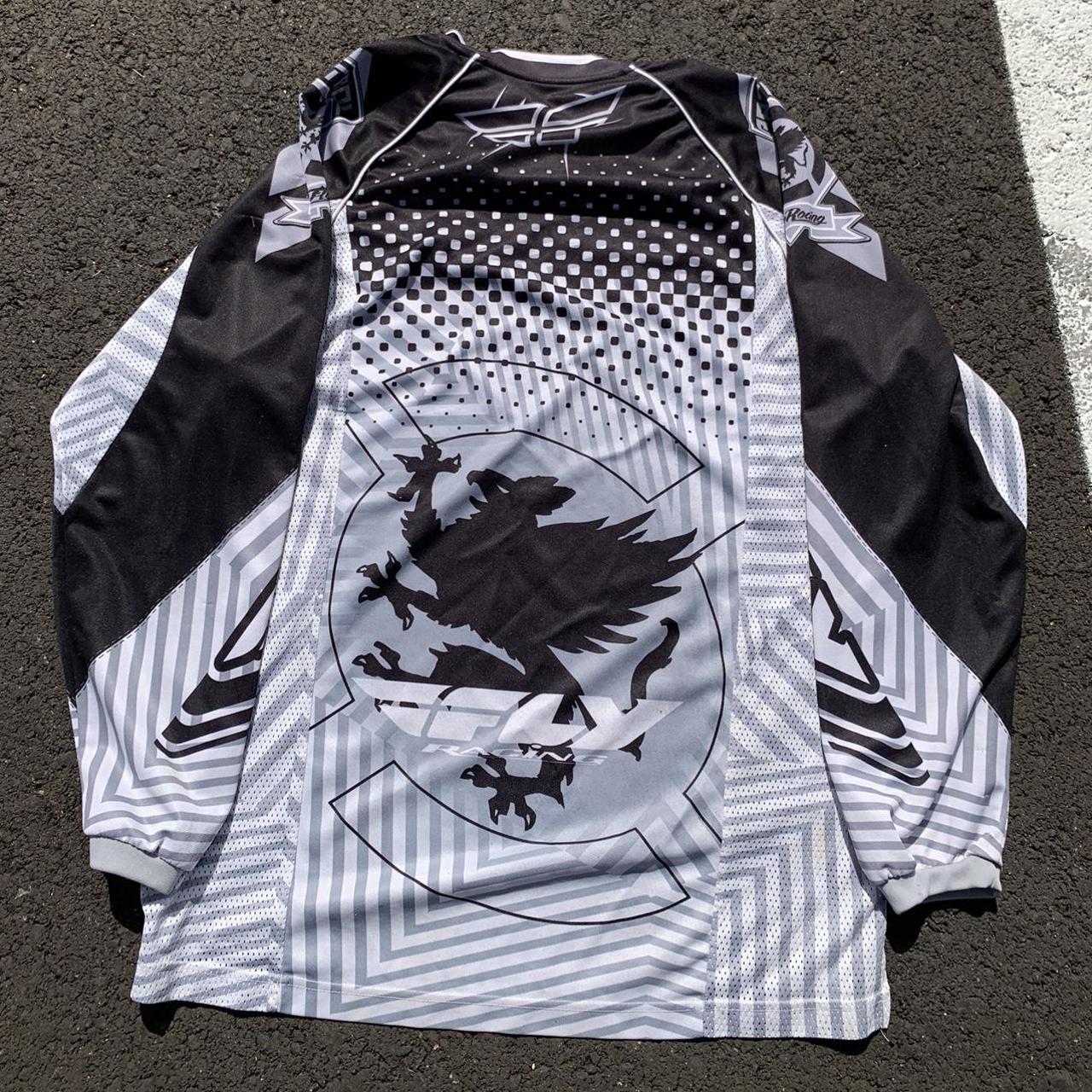 Vintage Y2K FLY Racing Moto X Jersey flaws pictured - Depop