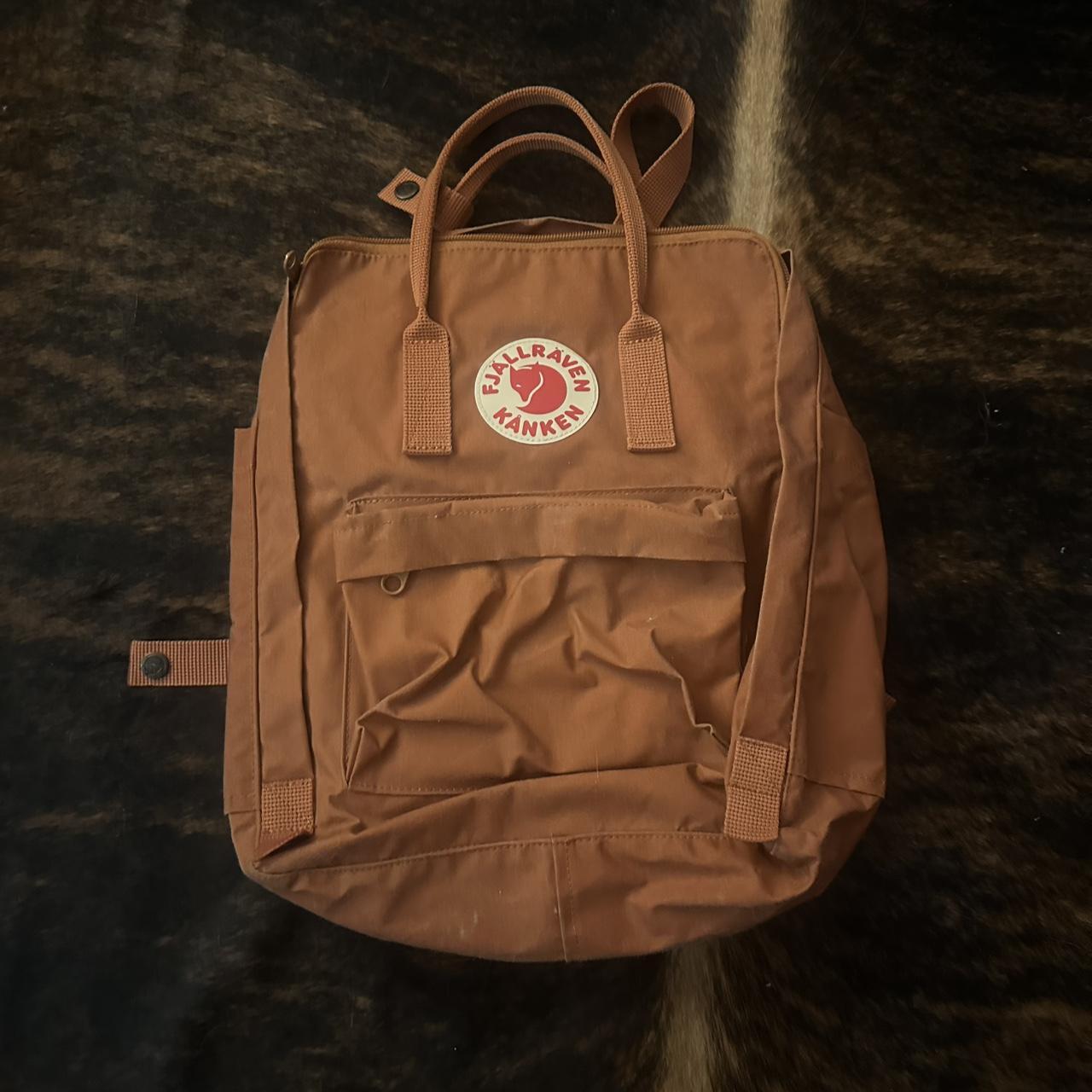 Tan Fjällräven Kanken backpack brand new never used... | Depop