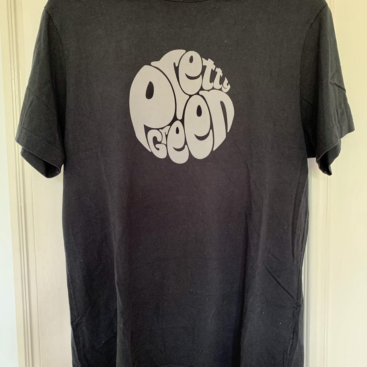 Black Pretty Green logo tshirt. Grey pretty green... - Depop