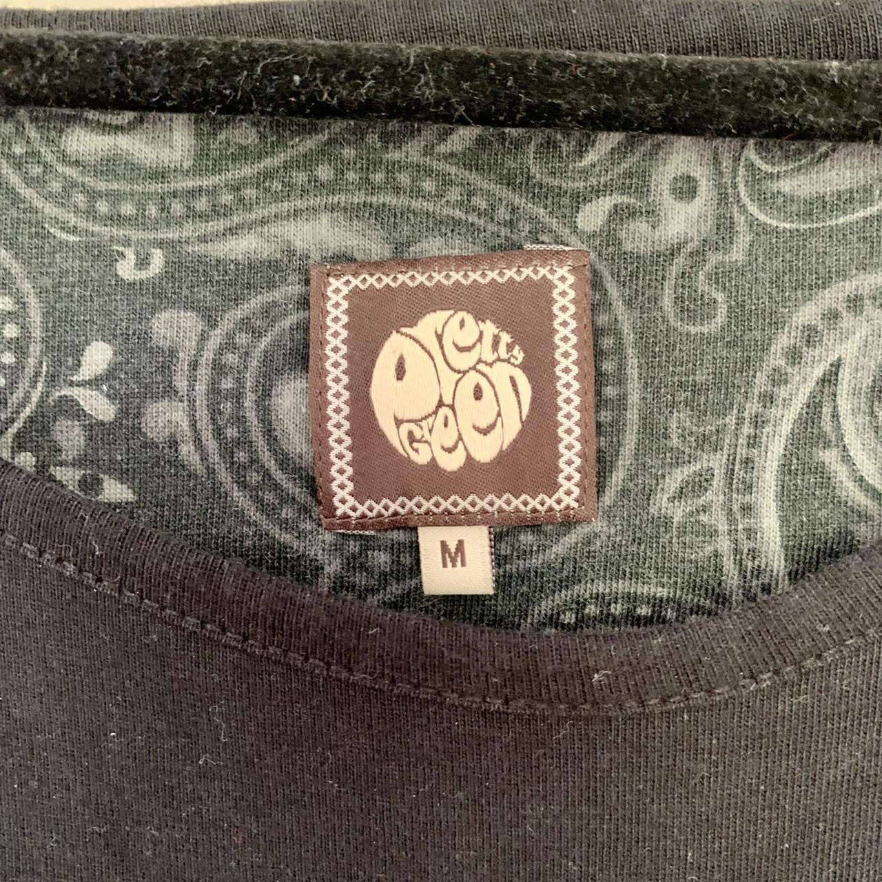 Black Pretty Green logo tshirt. Grey pretty green... - Depop