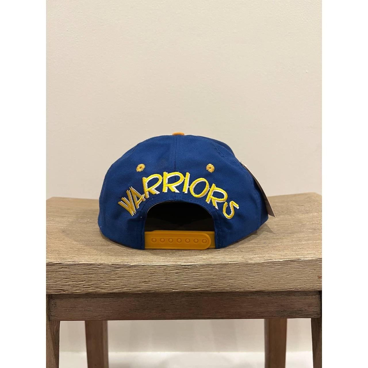 Vintage Golden State Warriors AJD Blockhead Snapback... - Depop
