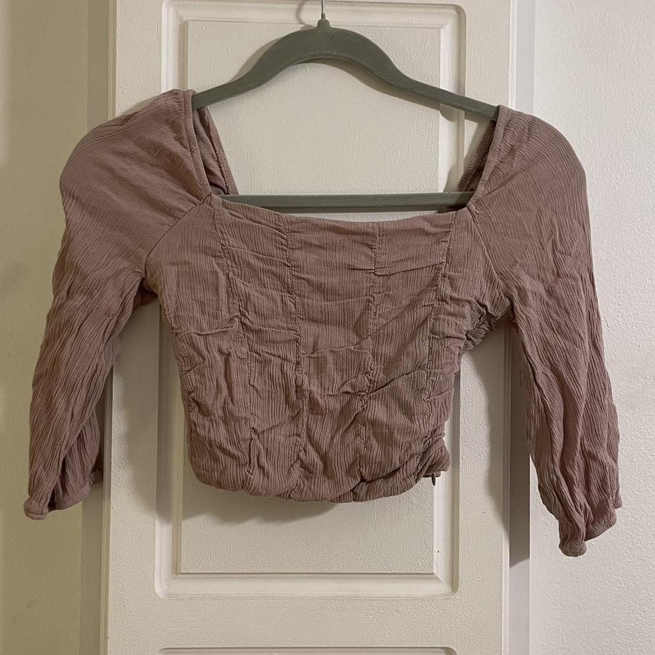 L.A hearts cropped top - Depop