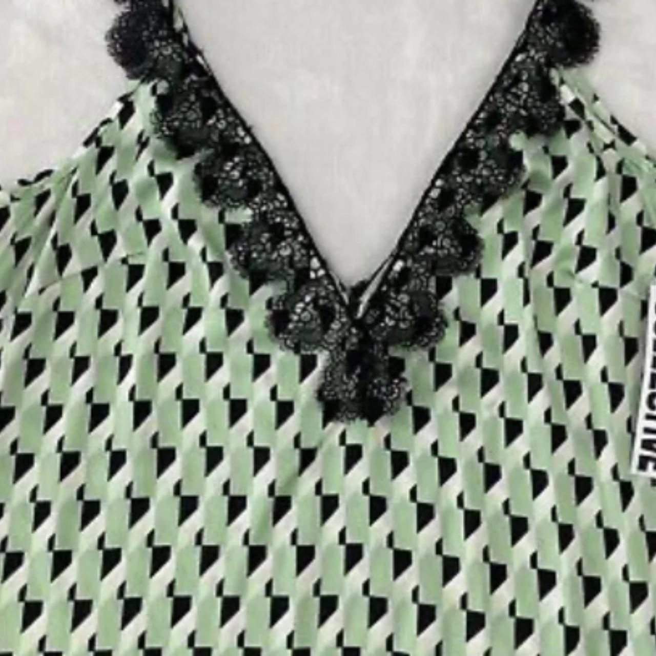 NWT Future Collective Target Mint Green Satin Slip... - Depop