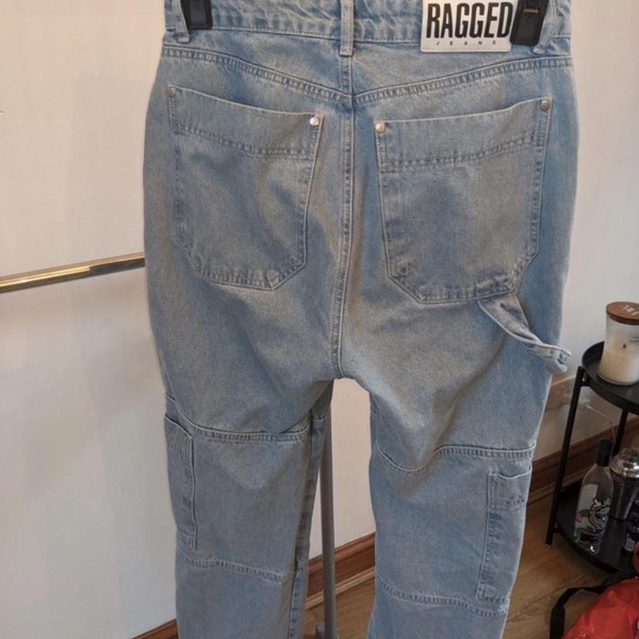 Size 12 ragged baggy jeans. Only selling as... - Depop