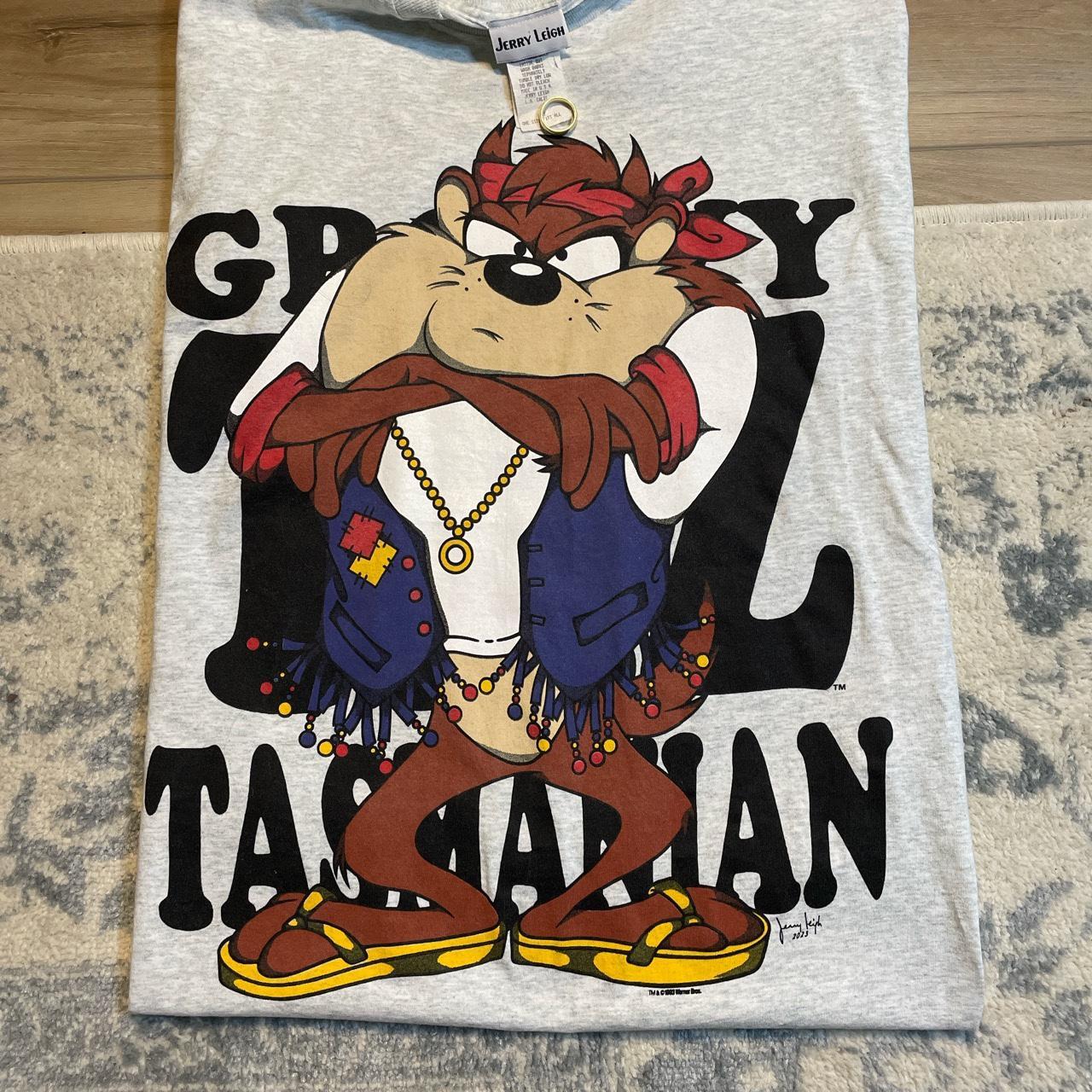 Vintage 1993 Groovy Taz Tee fits XL, single all... - Depop