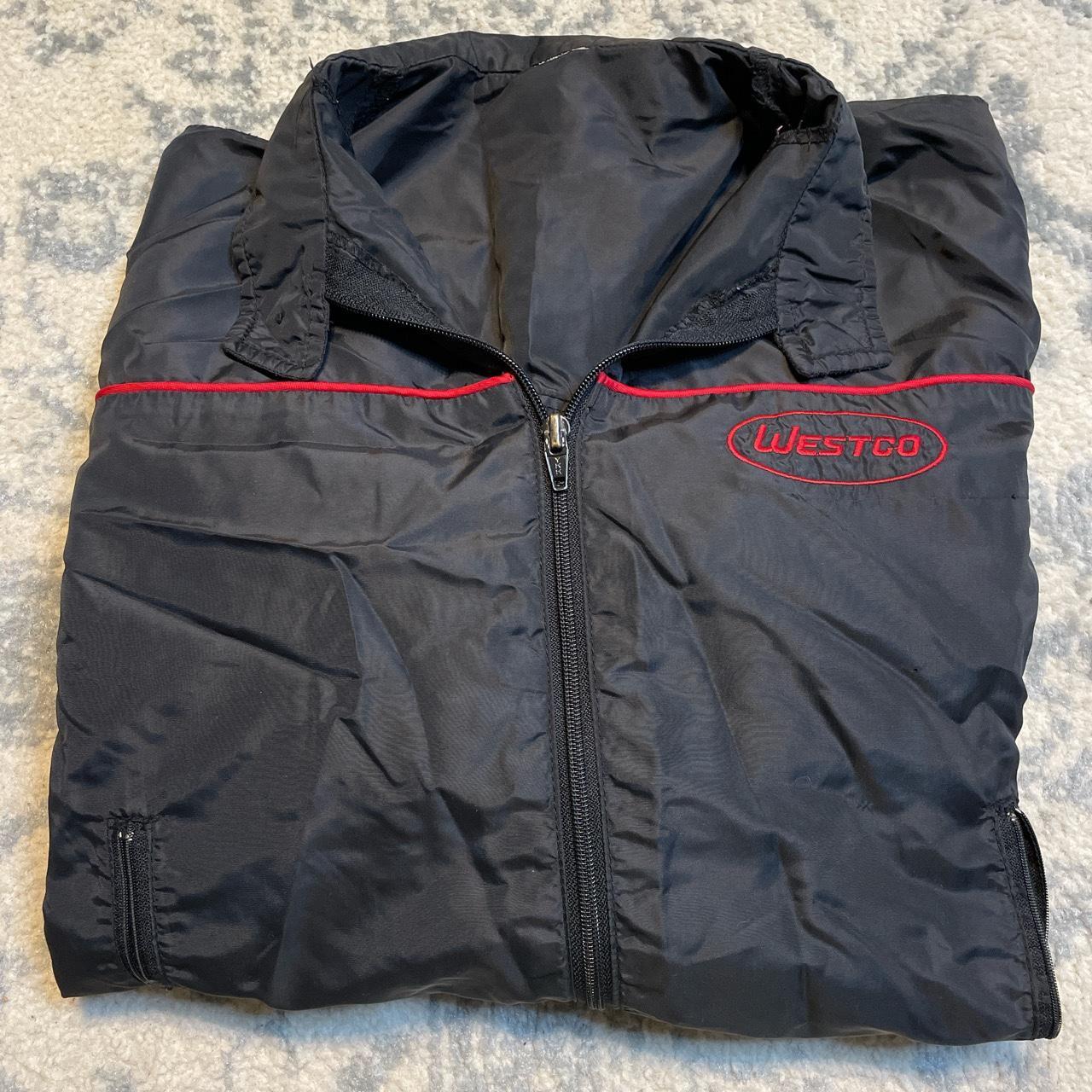 Vintage 80s Westco Racing Style Windbreaker cut tag - Depop