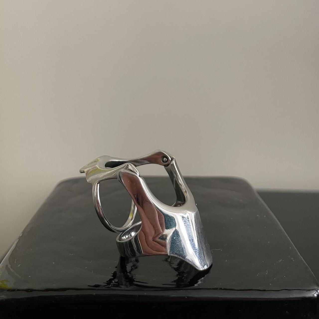 Vitaly Proxy Ring Stainless steel Size 12 - Depop