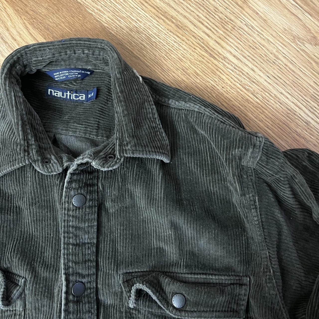 Deep green oversized corduroy jacket This jacket is... - Depop