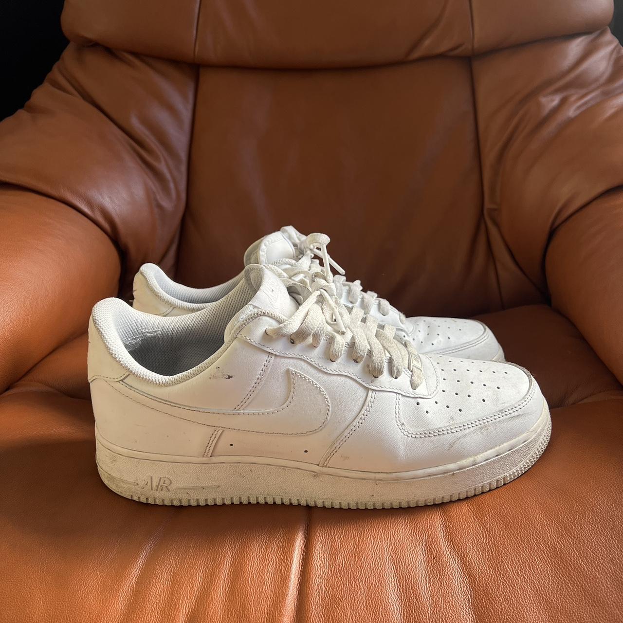 Nike air force 1 size 12 worn a lot - Depop